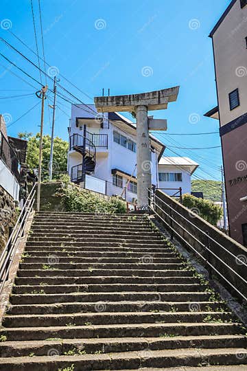 May 14 2024 a Sanno Shrine One Legged Torii Gate Editorial Photography ...