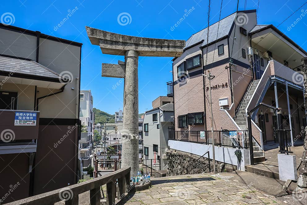 May 14 2024 a Sanno Shrine One Legged Torii Gate Editorial Photo ...