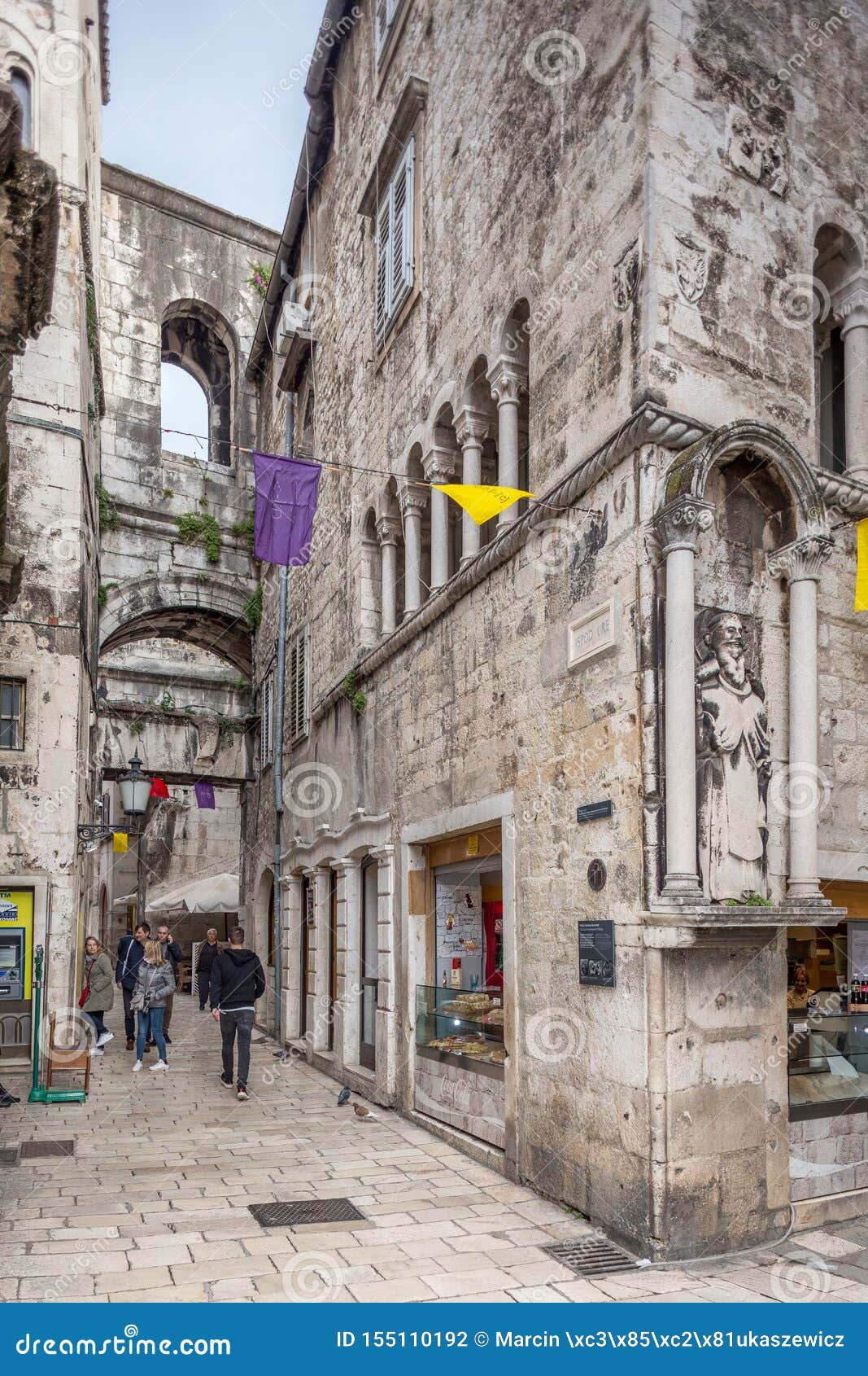06 MAY 2019. Split, Croatia Editorial Photography - Image of pavement ...