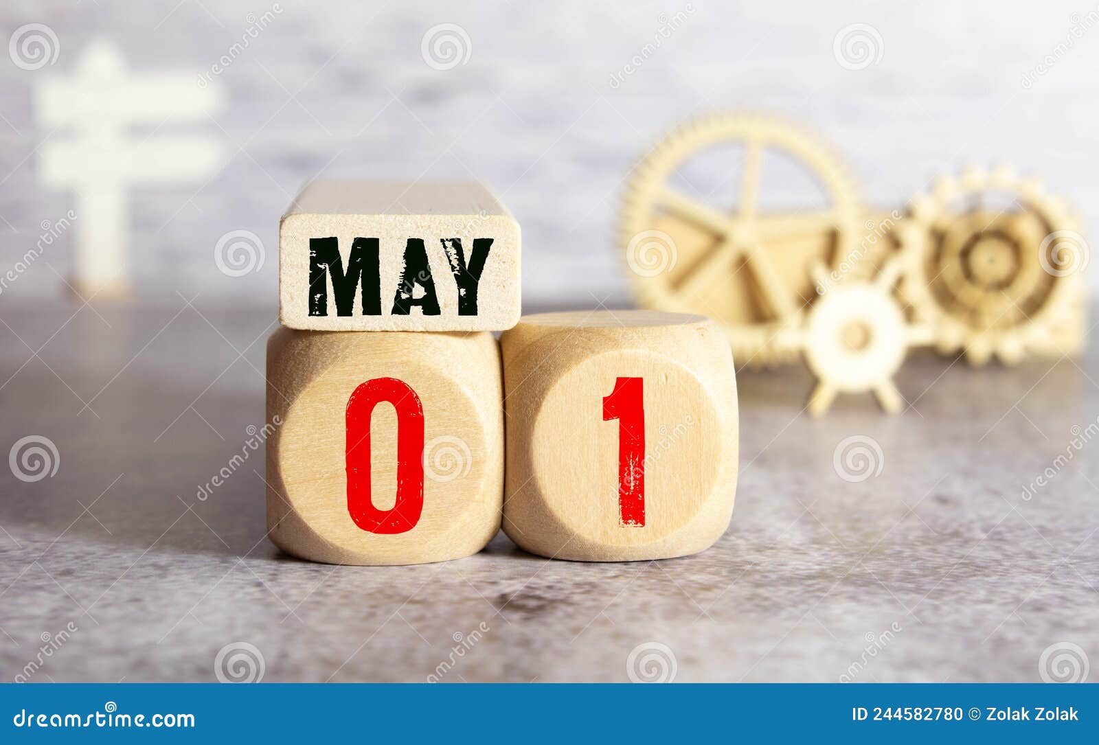 May 1st. Image of May 1 Wooden Calendar on the Table. Spring Day, Empty ...