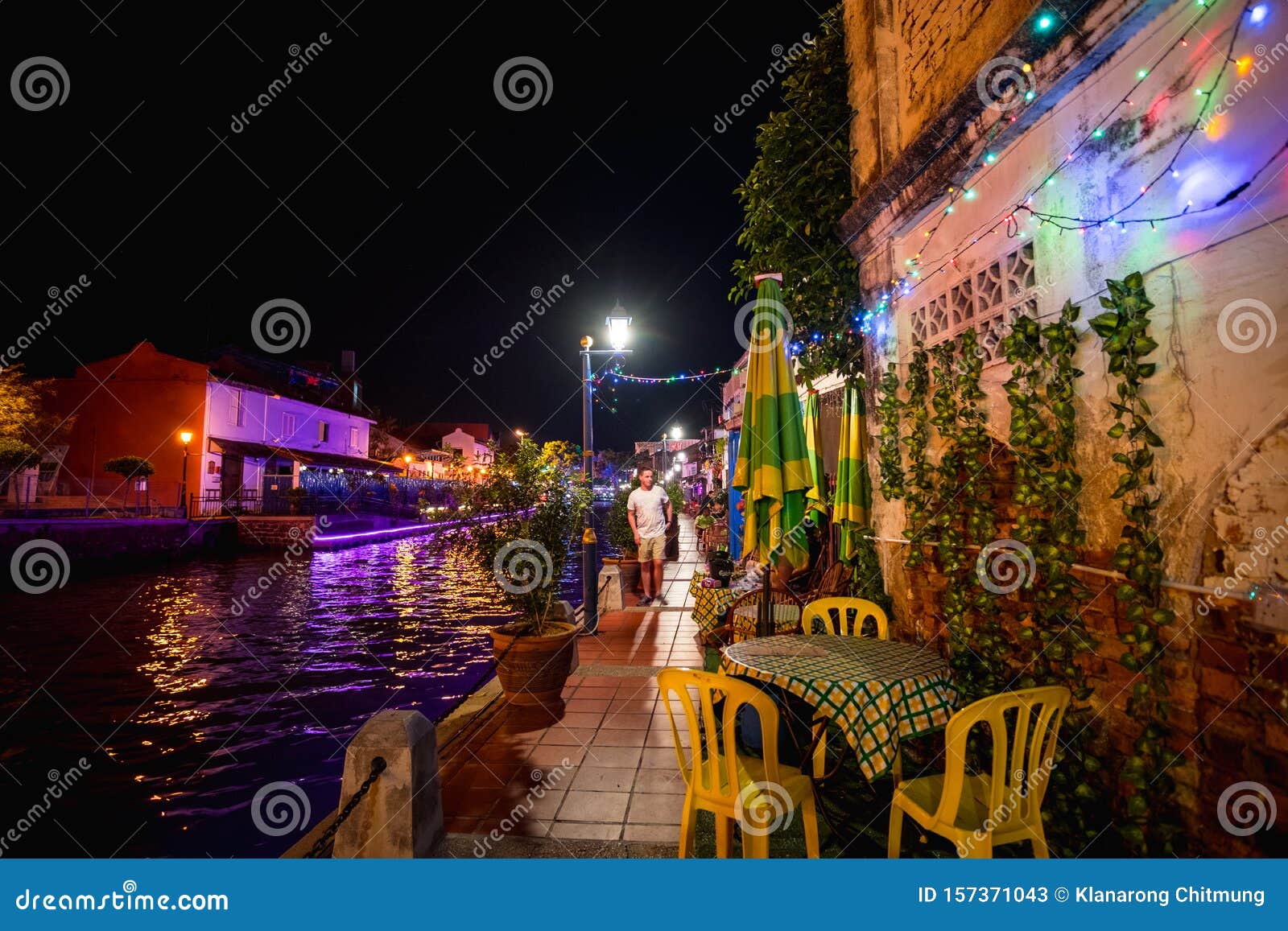 2019 May 8th, Malaysia, Melaka - View of the Building at the Riverside ...