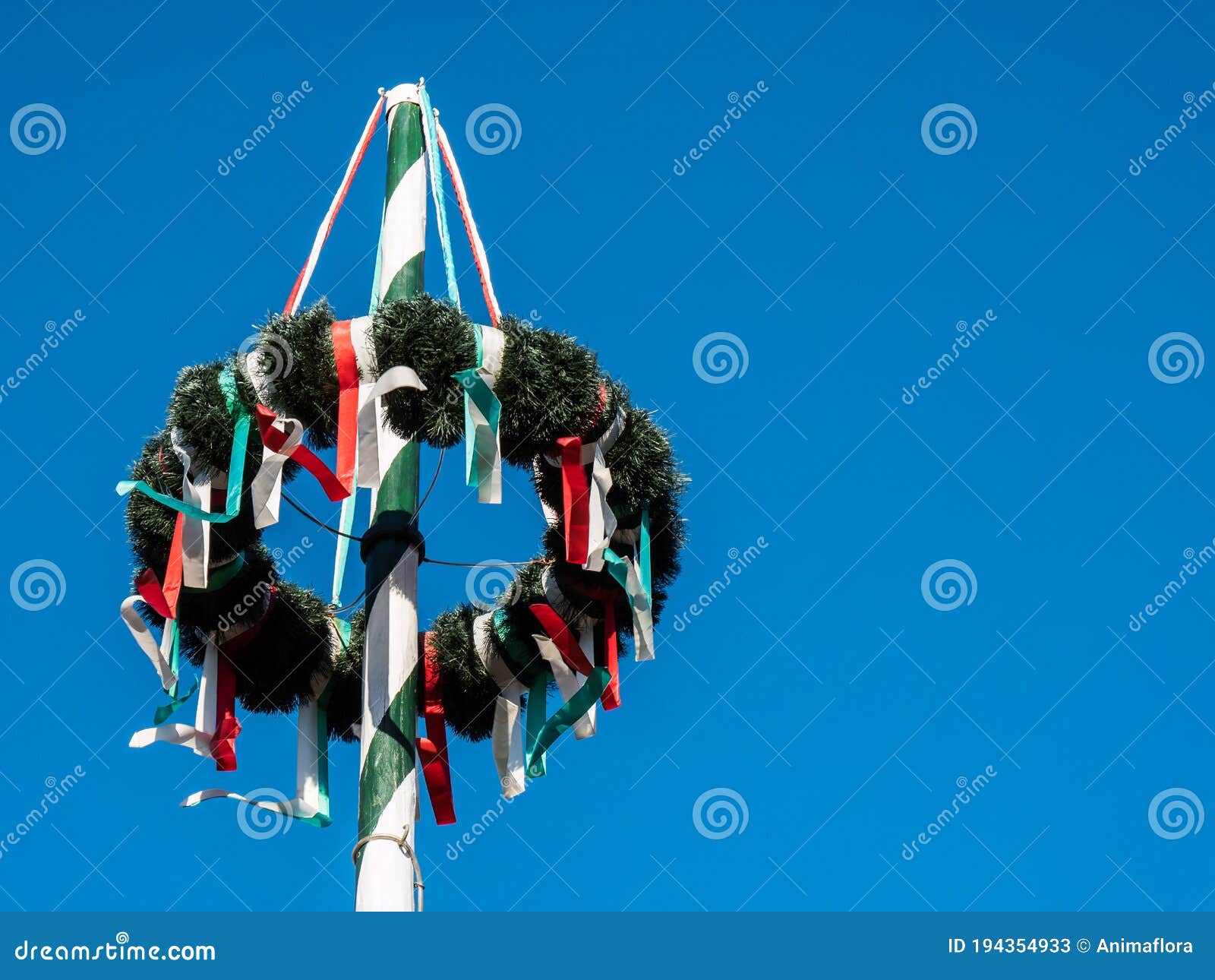 May tree in spring bavaria stock image. Image of ribbon - 194354933