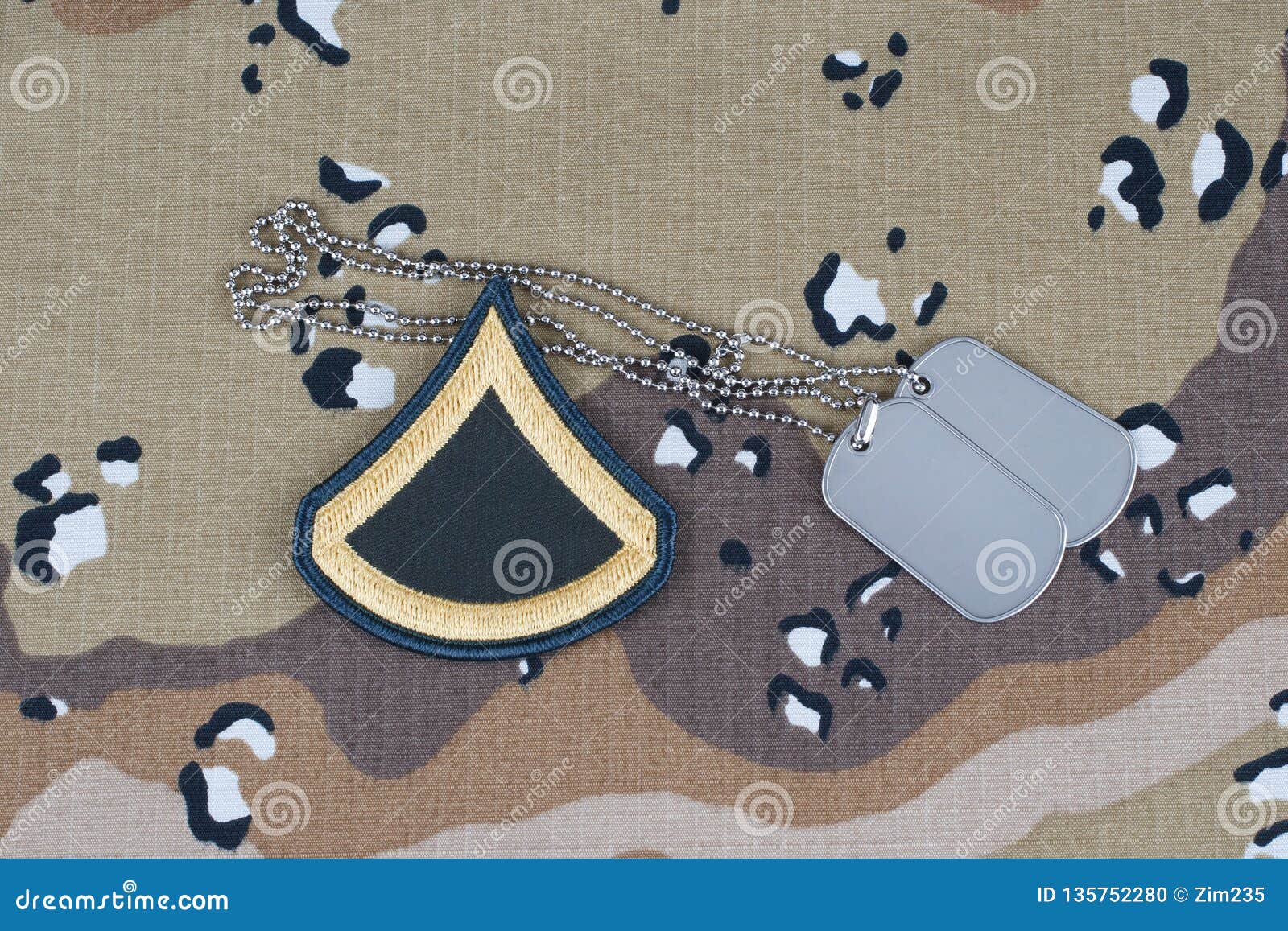 US ARMY Private Rank Patch, Special Forces Tab, Flag Patch And Dog Tag ...