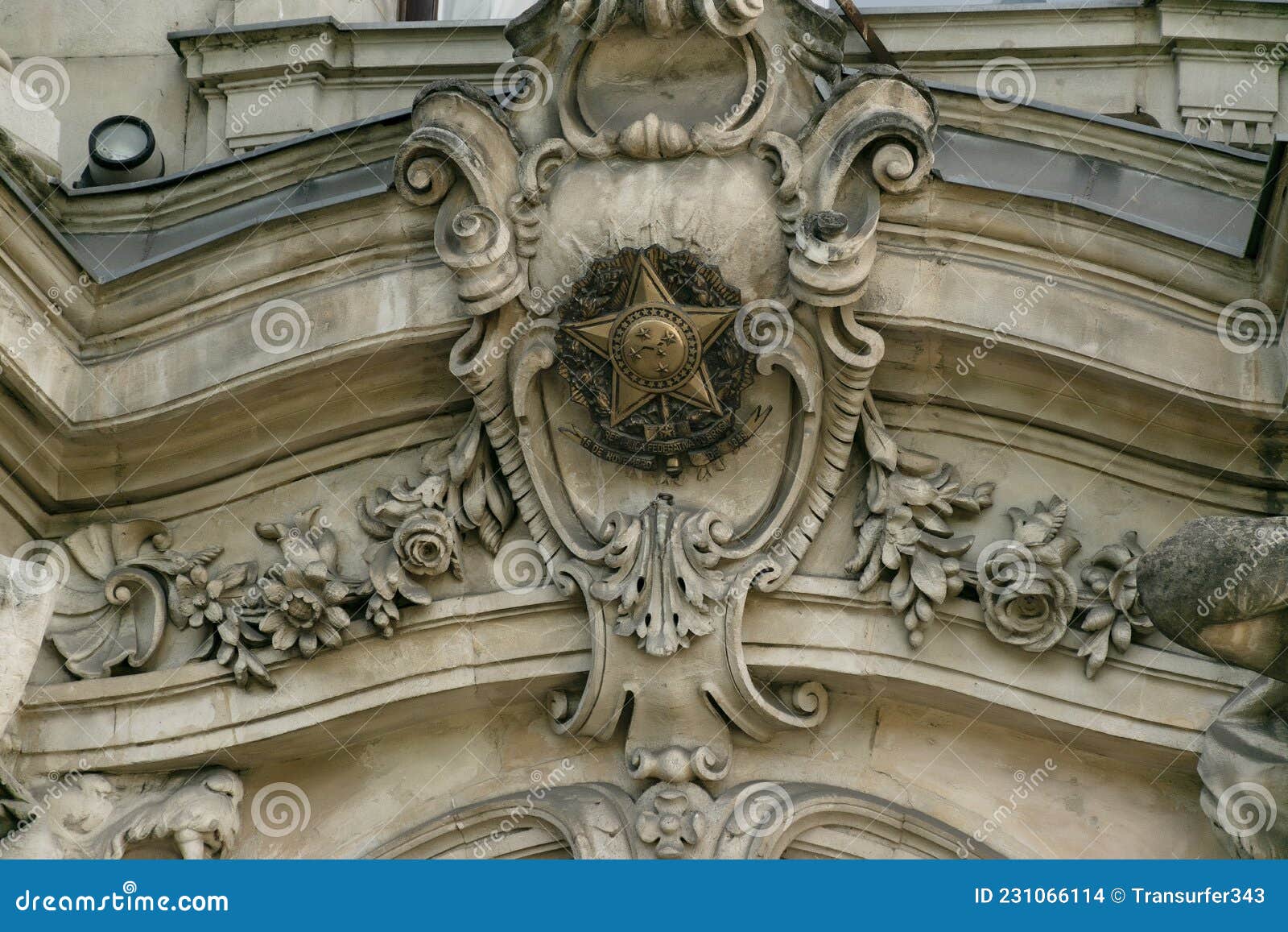 Architectual Details of Buildings of Vienna Mitte. Cloudy Springtime ...