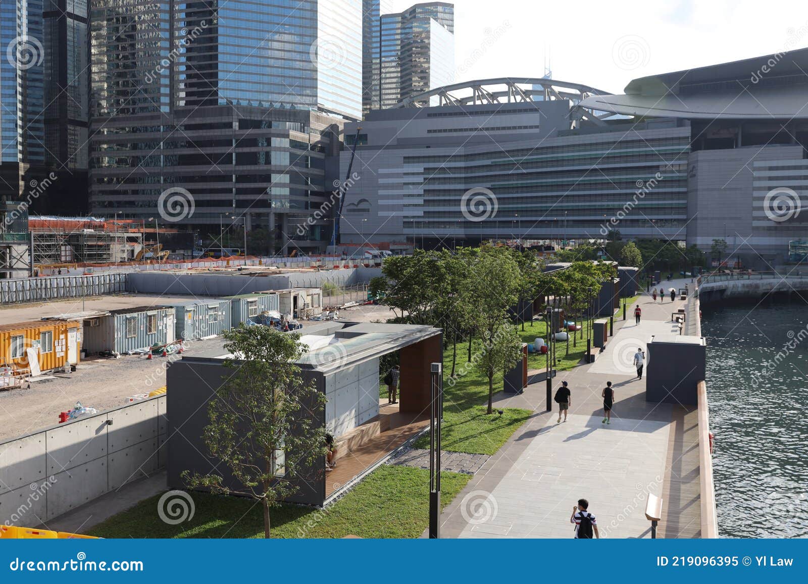 The Wan Chai District Promenade, Hong Kong 15 May 2021 Editorial Image ...