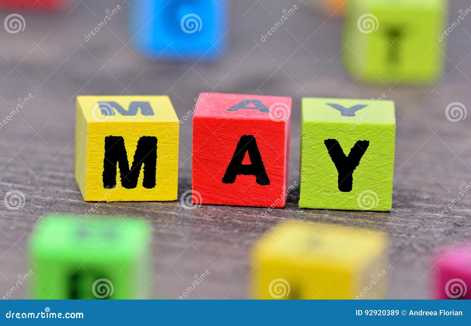 May word on table stock image. Image of month, letter - 92920389