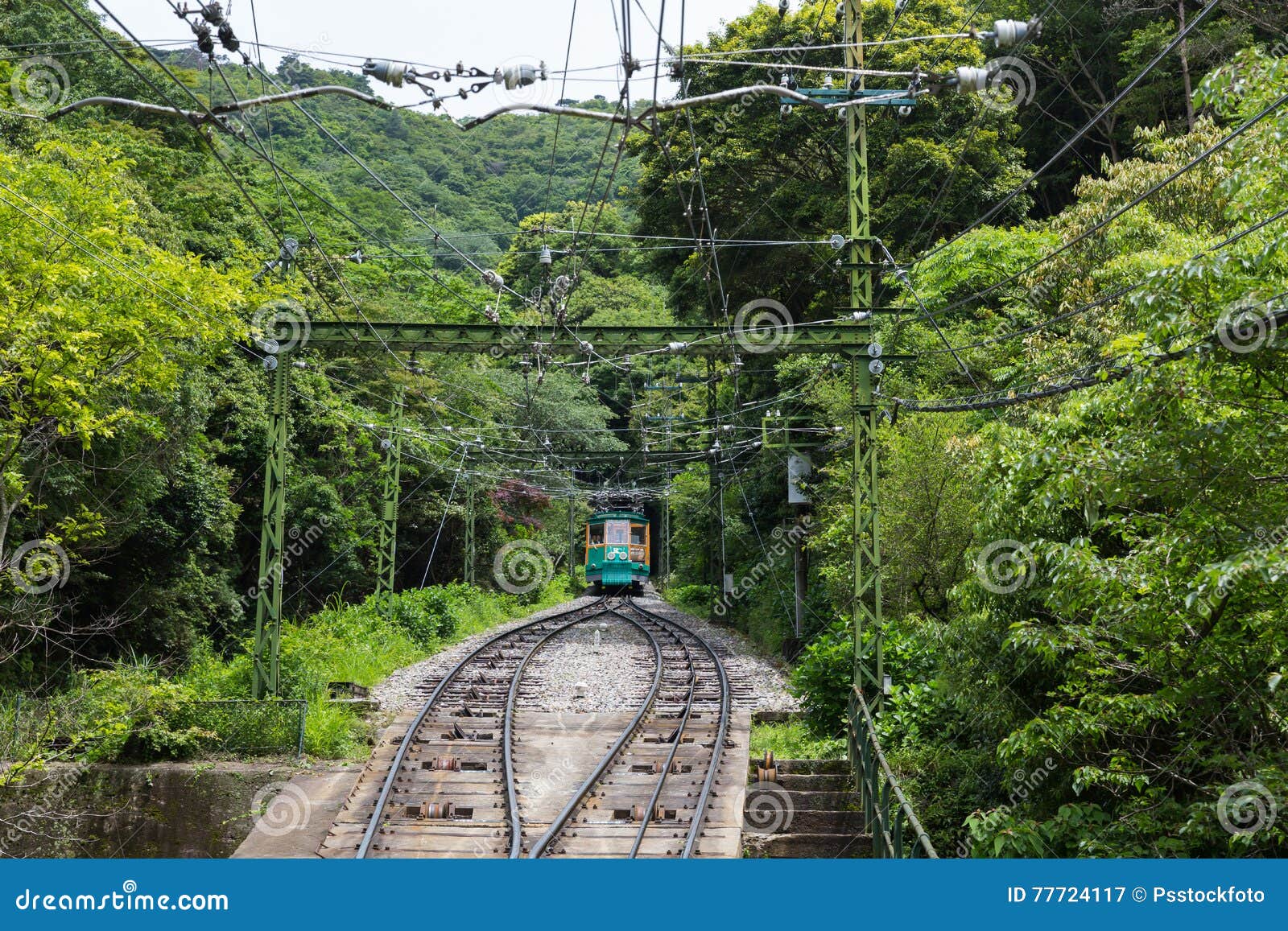 Maya Cable Car Sulla Pista in Maya E in Rokko Del Supporto Fotografia ...