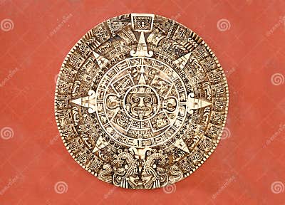 Maya calendar stock image. Image of mexican, circle, astrological ...