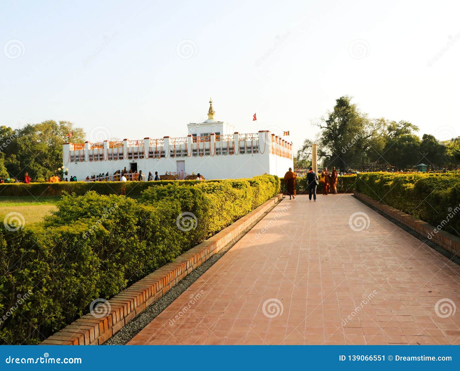 Maya Devi Buddhist Temple in Lumbini Nepal Editorial Photo - Image of ...