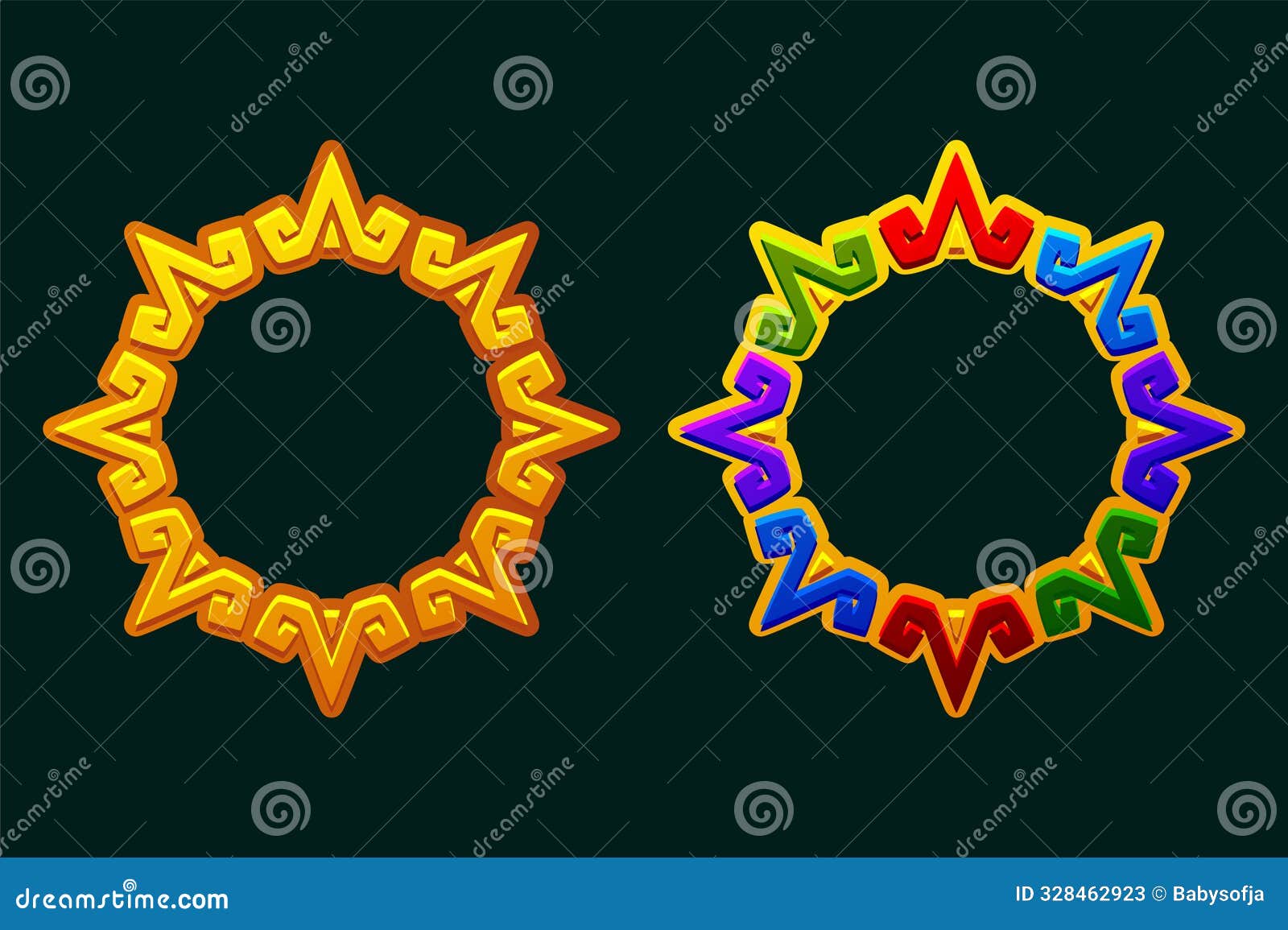 Aztec Solar Disk, Sun Symbol, Representing Aztec Sun Deity Tonatiuh ...