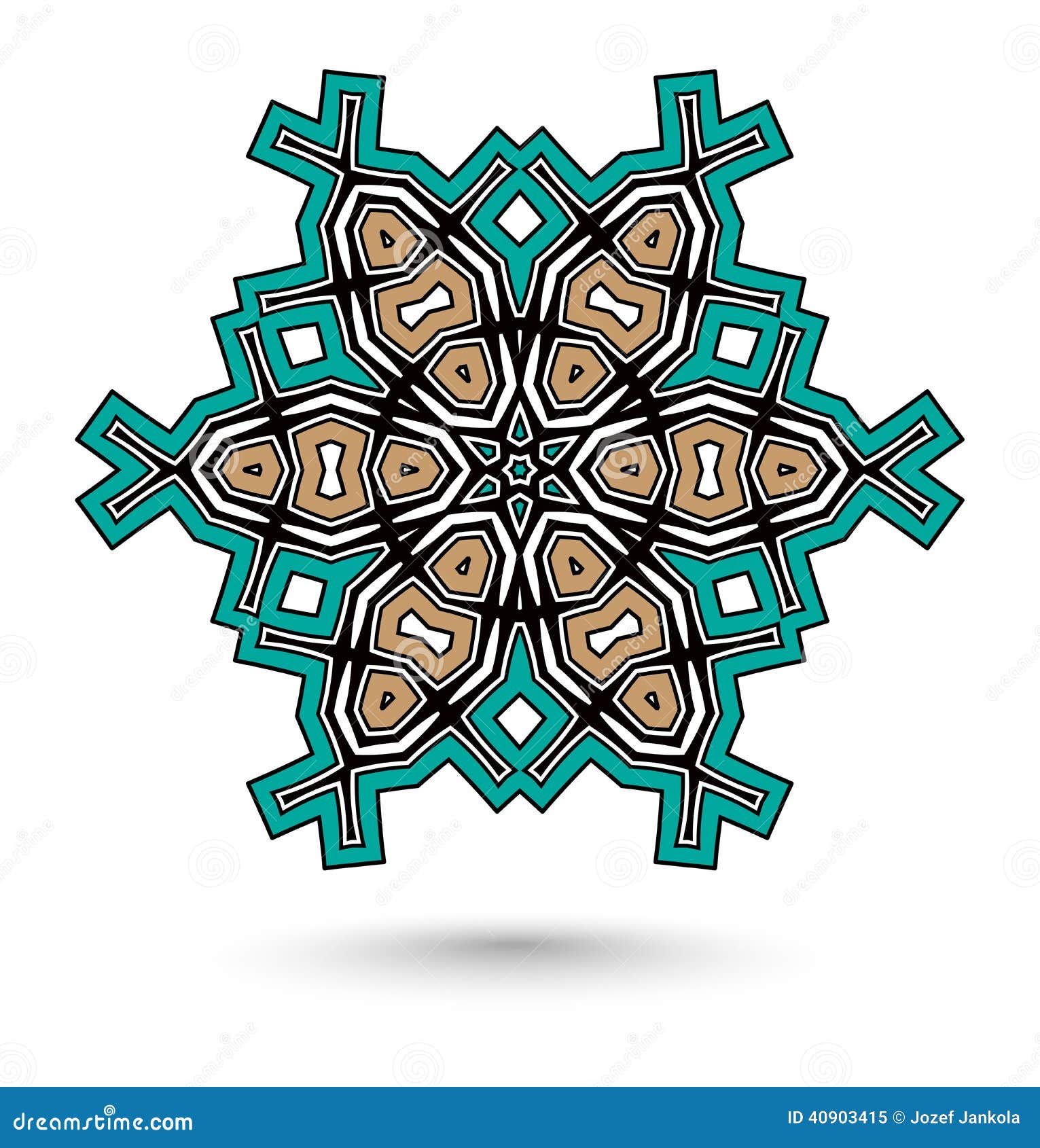 Maya mandala stock illustration. Illustration of decor - 40903415