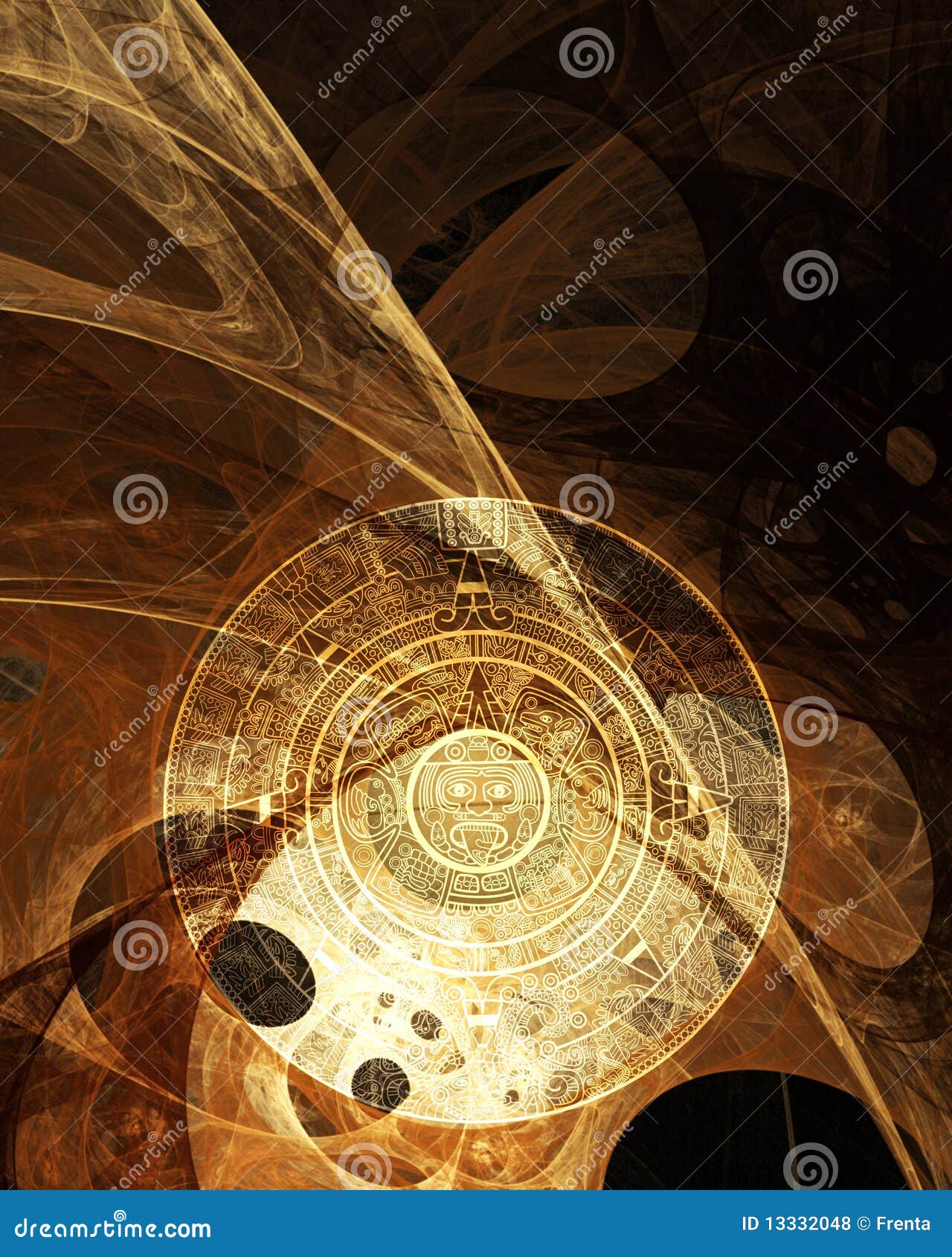 Maya prophecy stock illustration. Illustration of apocalyptic - 13332048