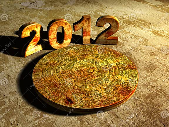 Maya prophecy stock illustration. Illustration of horizontal - 14301092