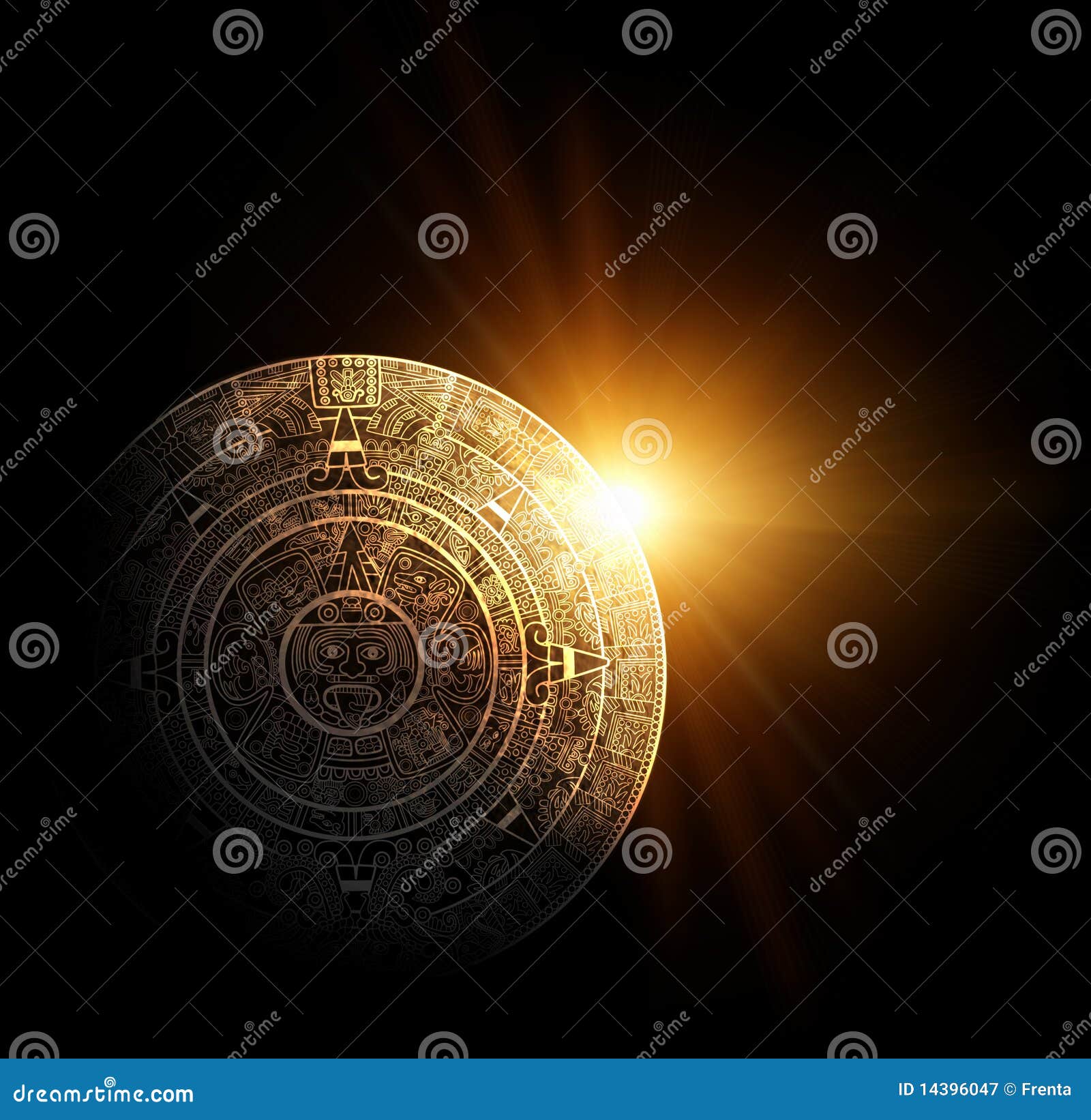 Maya prophecy stock illustration. Illustration of accurate - 14396047