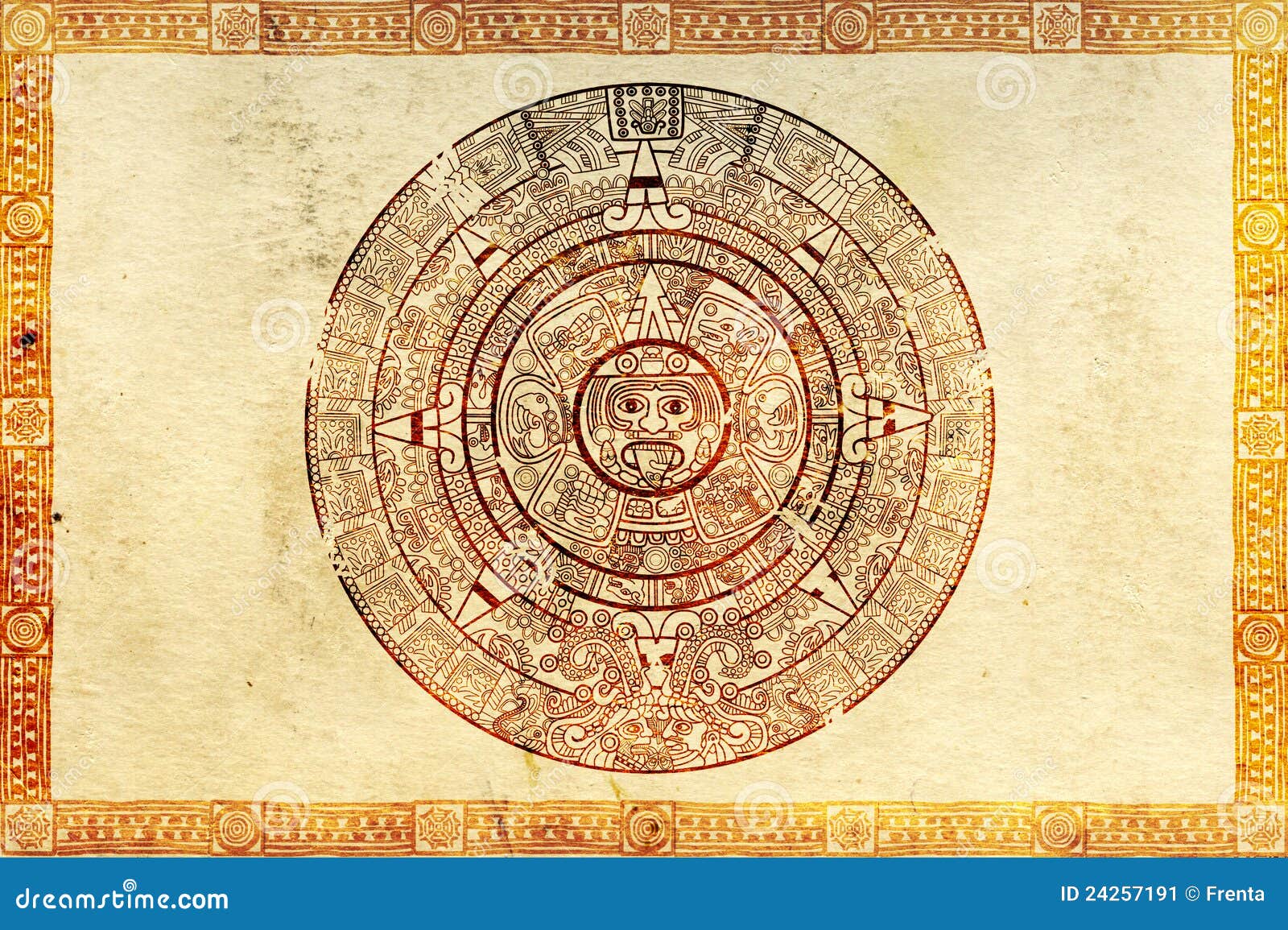 Maya prophecy stock illustration. Illustration of ancient - 24257191