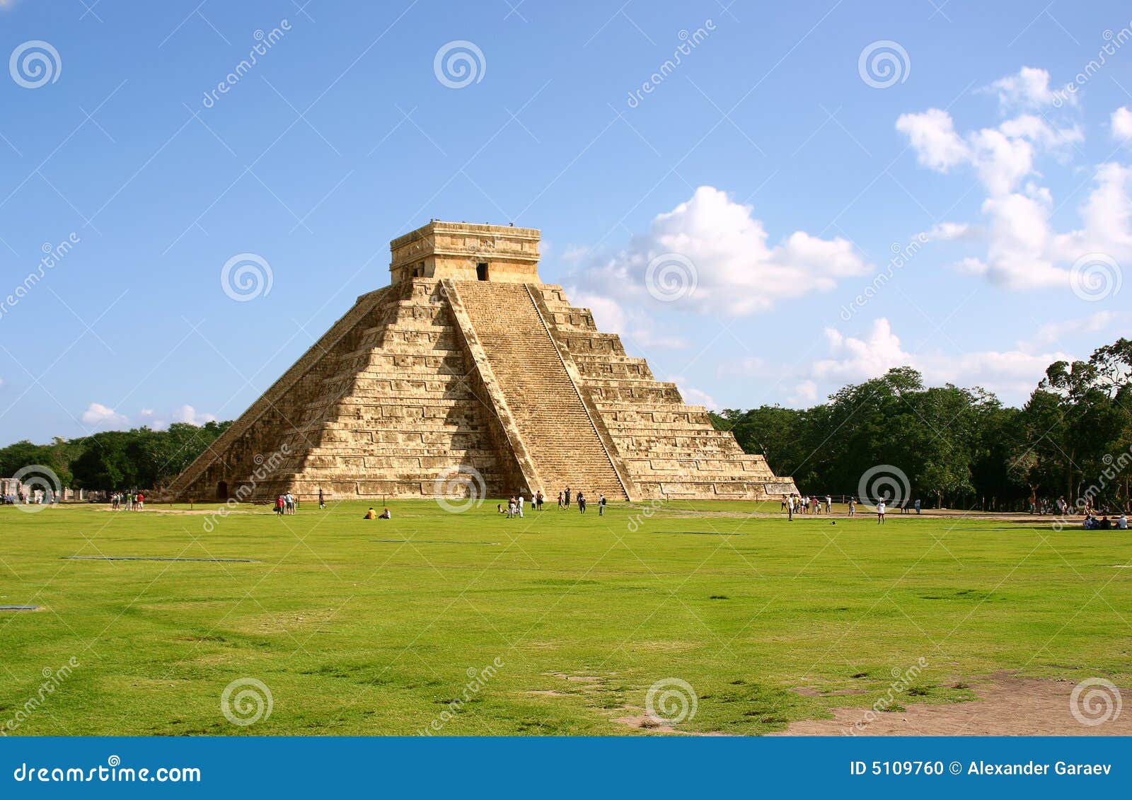 Maya pyramid stock photo. Image of aztec, america, pyramid - 5109760