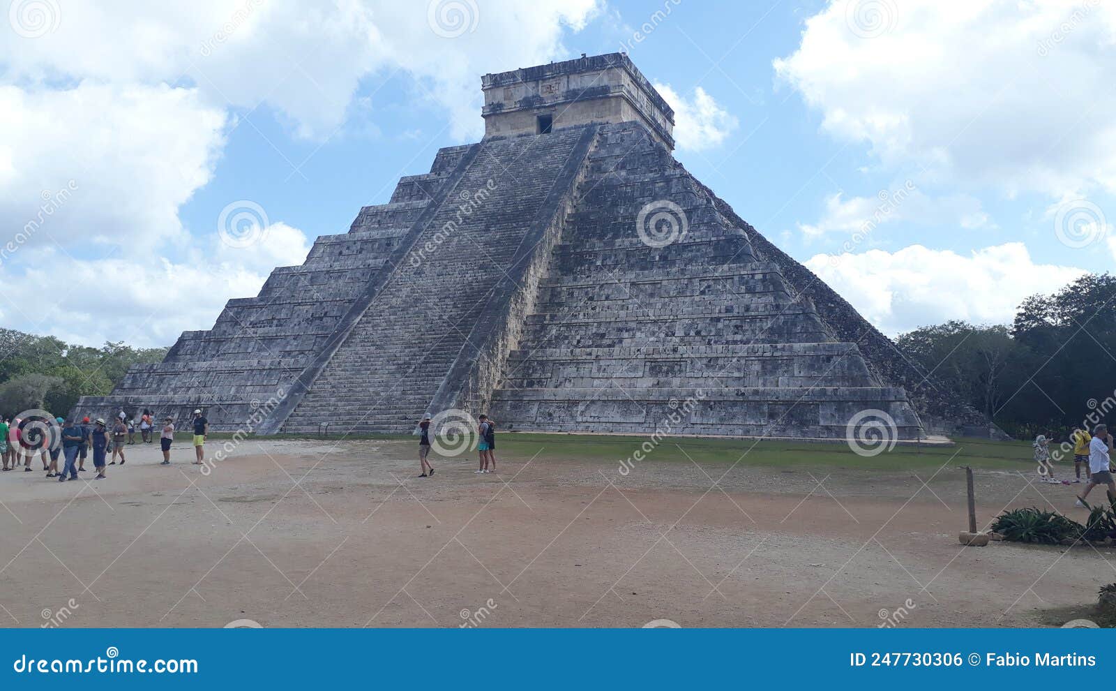 Maya Pyramid Mexico temple stock photo. Image of maya - 247730306