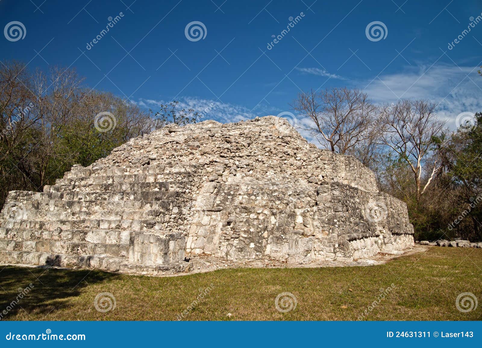 Maya ruins of Edzna stock image. Image of chaac, construction - 24631311