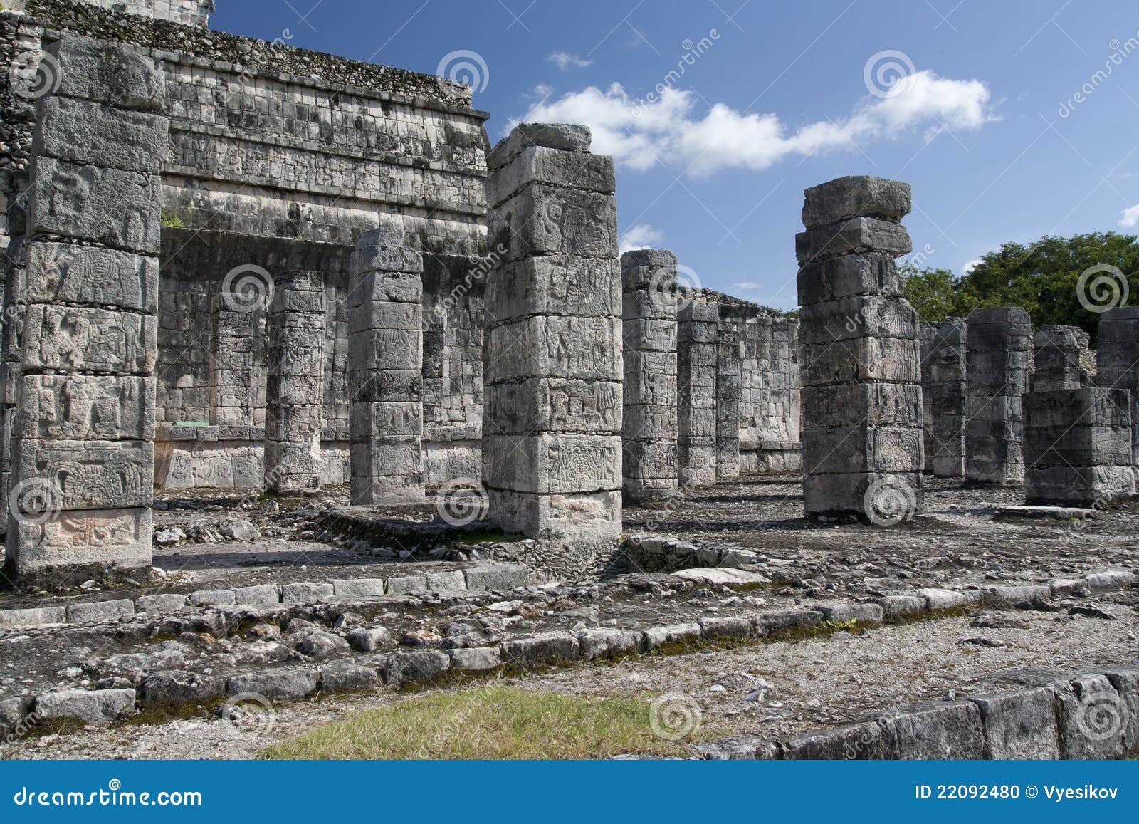 Maya sity stock photo. Image of sity, history, piramida - 22092480