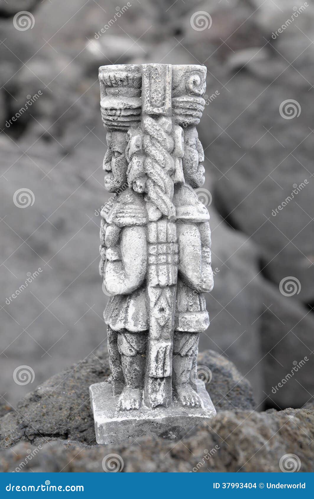 Maya Statue stock photo. Image of ruin, latin, figure - 37993404