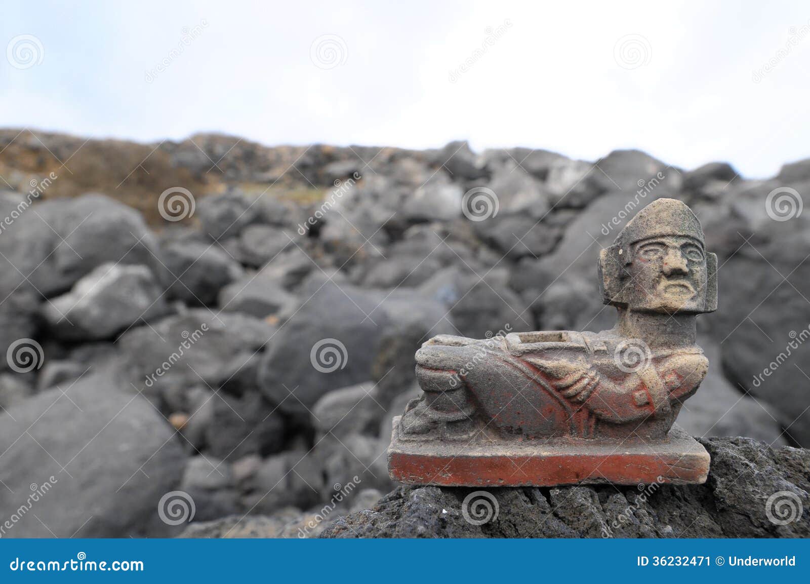Maya Statue stock image. Image of figure, mayan, chac - 36232471