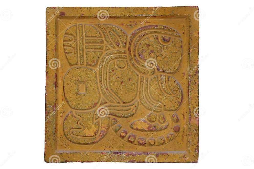 Maya style wall decoration stock image. Image of objects - 7693087