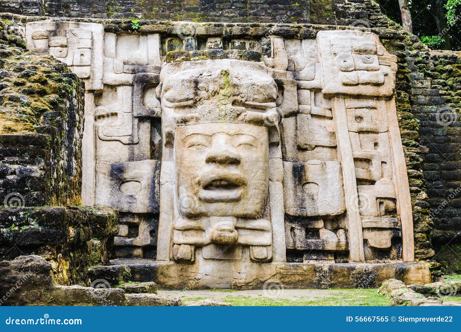 Mayan Shrine / Altar / Temple On Isla Mujeres Mexico Royalty-Free Stock ...