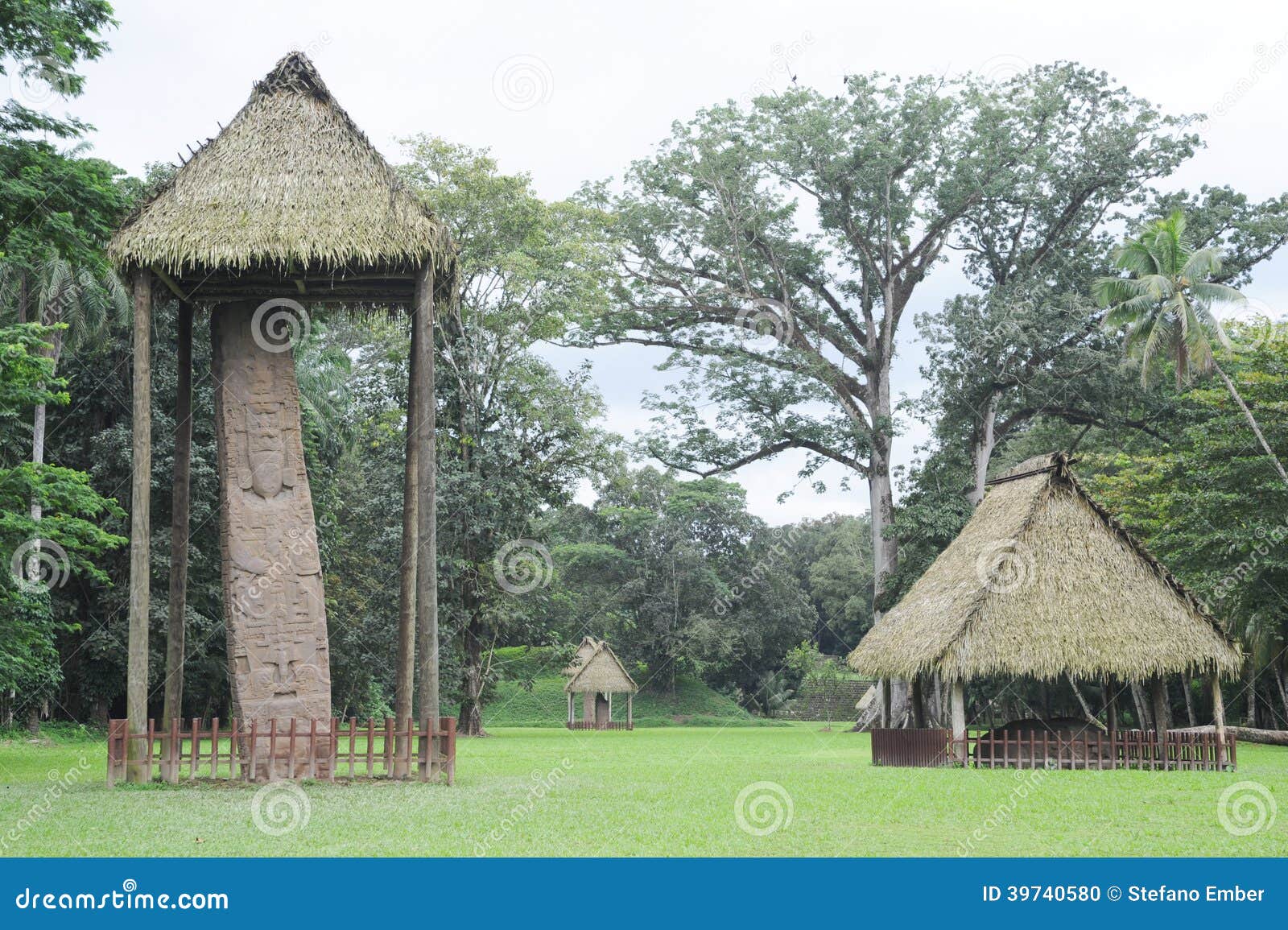 Mayan Archaeological Site of Quirigua Stock Photo - Image of quirigua ...