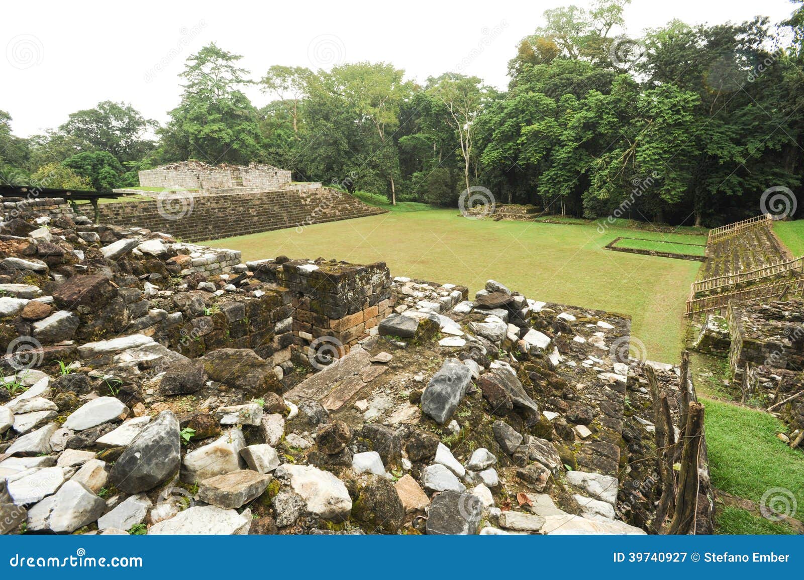 Mayan Archaeological Site of Quirigua Stock Image - Image of ...