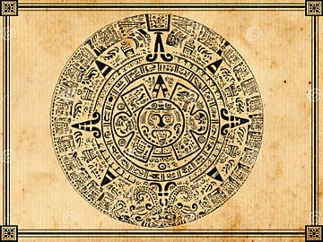 Mayan calendar stock photo. Image of almanac, myth, abstract - 18853356