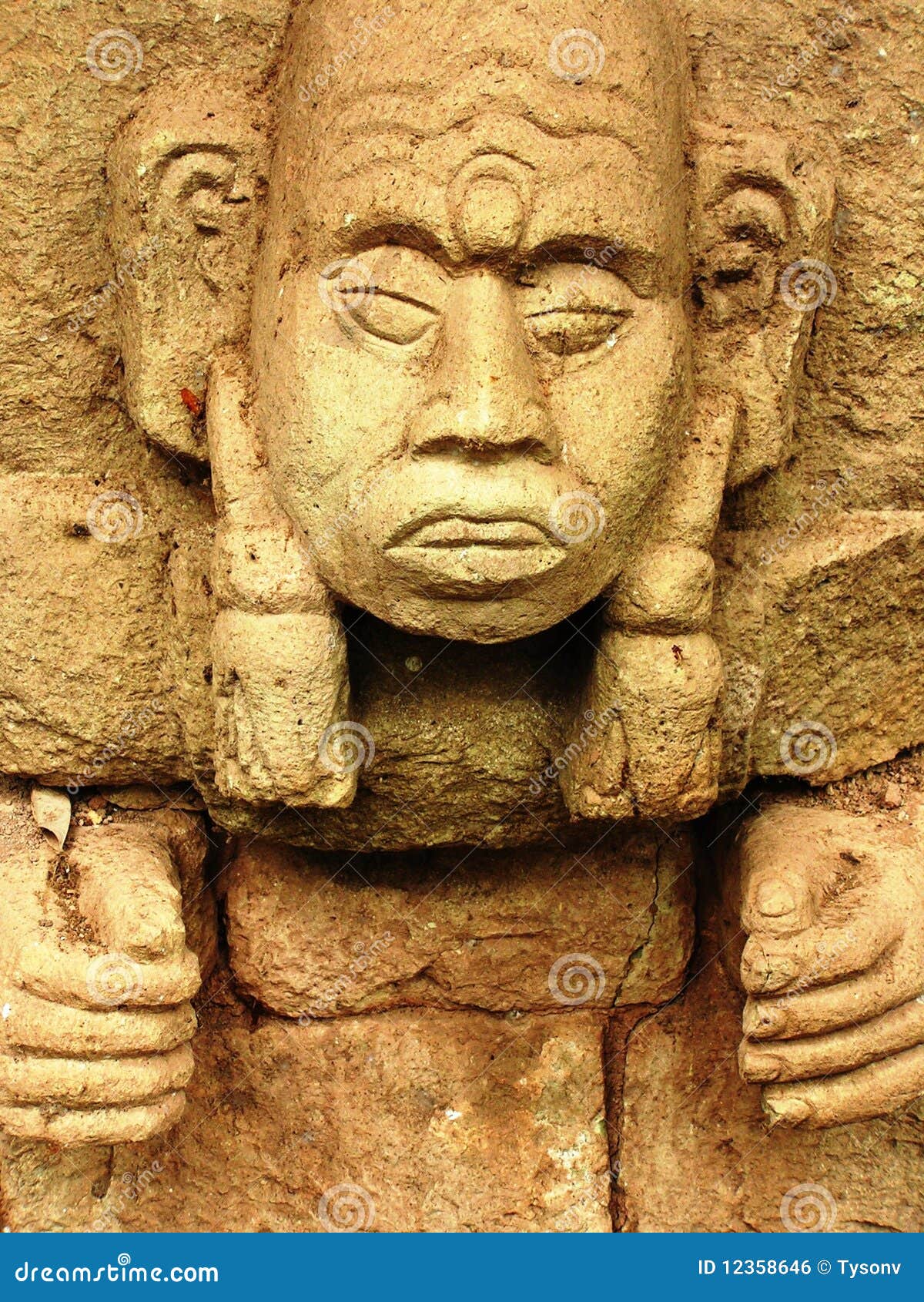 Mayan Carving stock photo. Image of temple, stellae, native - 12358646
