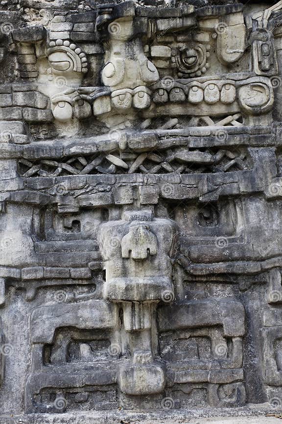 Mayan Carving stock photo. Image of castillo, caribbean - 757740