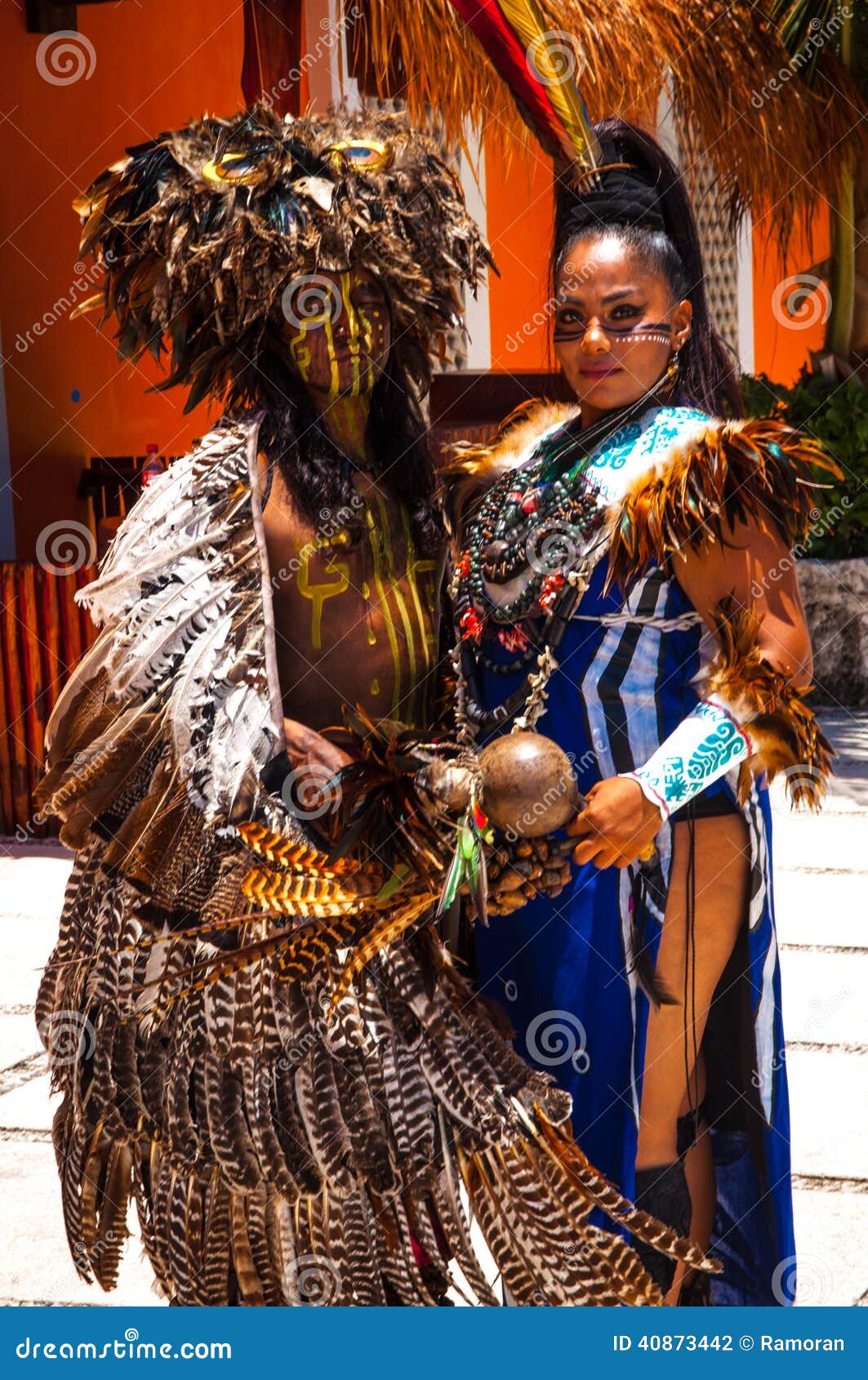 Mayan Celebration Dancer editorial photography. Image of stick - 40873442