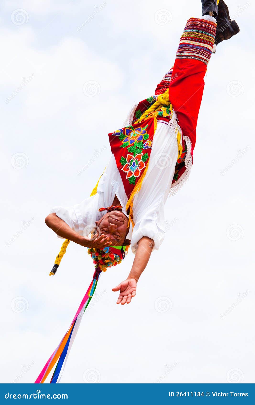 Mayan Flyer Man in the Dance of the Flyers Editorial Stock Image ...