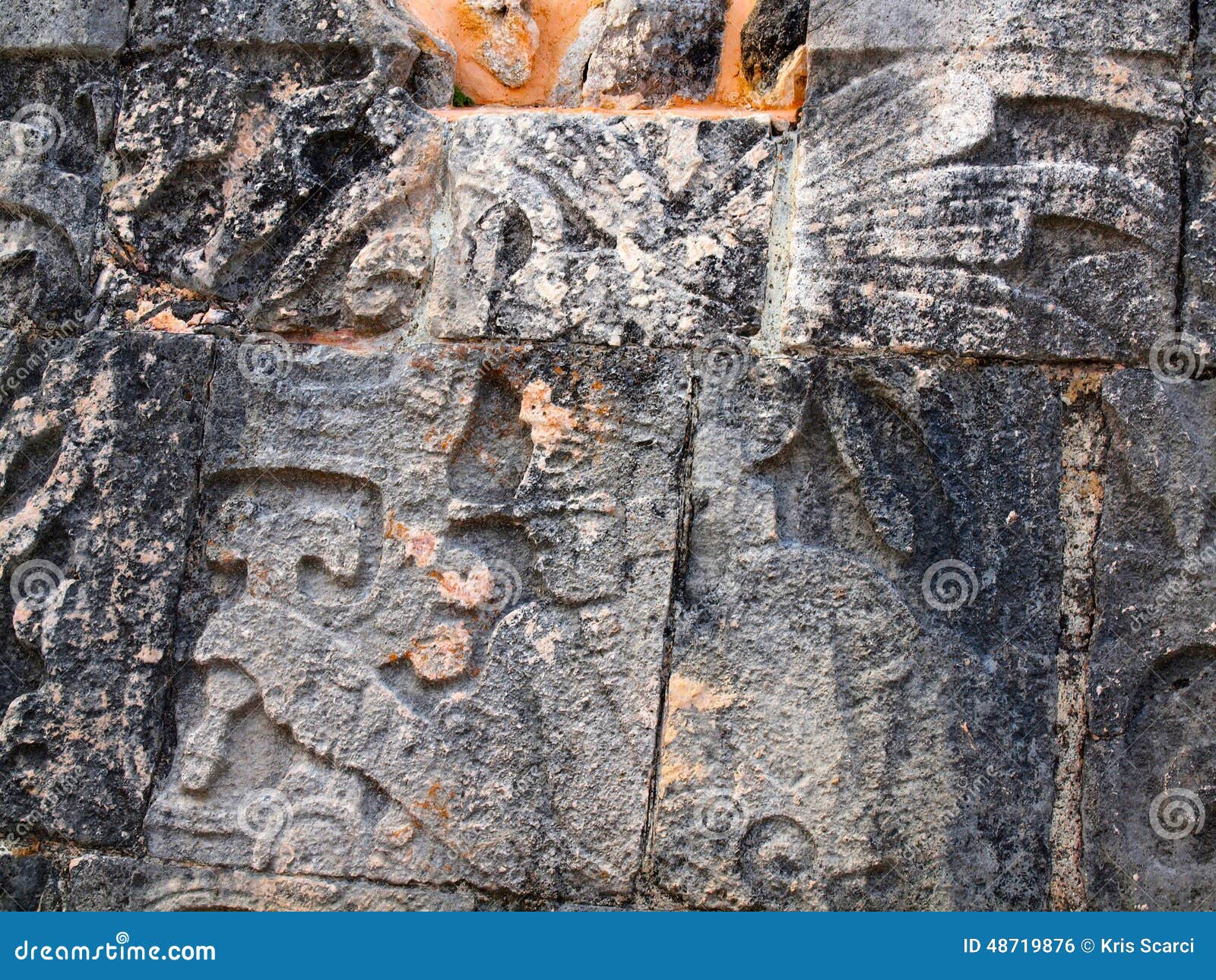 Mayan Glyph stock photo. Image of ballgame, ruins, cancun - 48719876