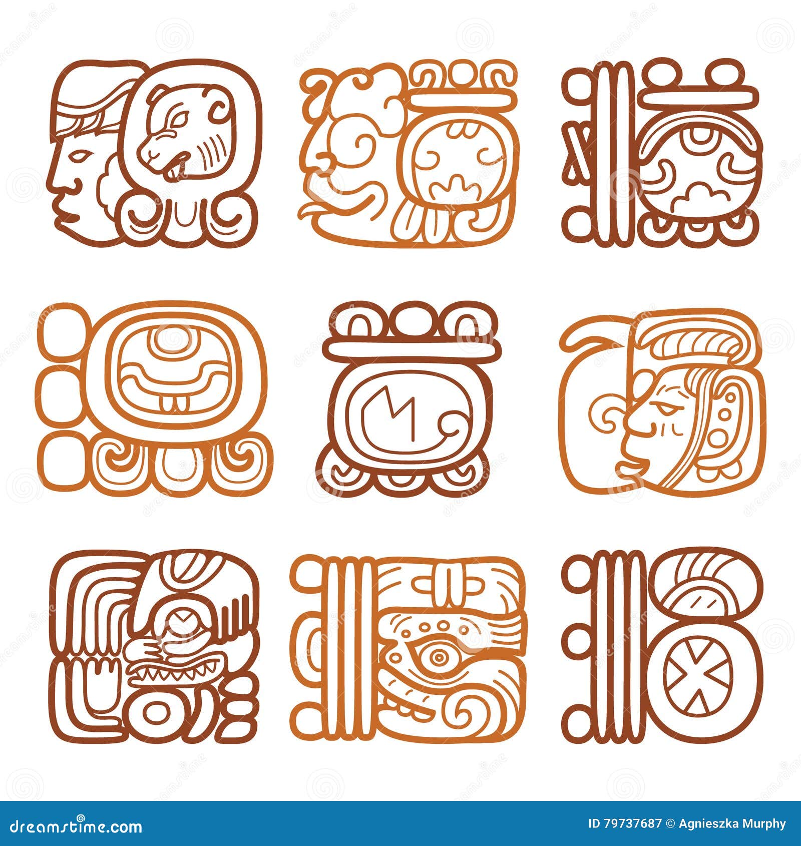 Mayan Numbers Royalty-Free Stock Photo | CartoonDealer.com #12983415