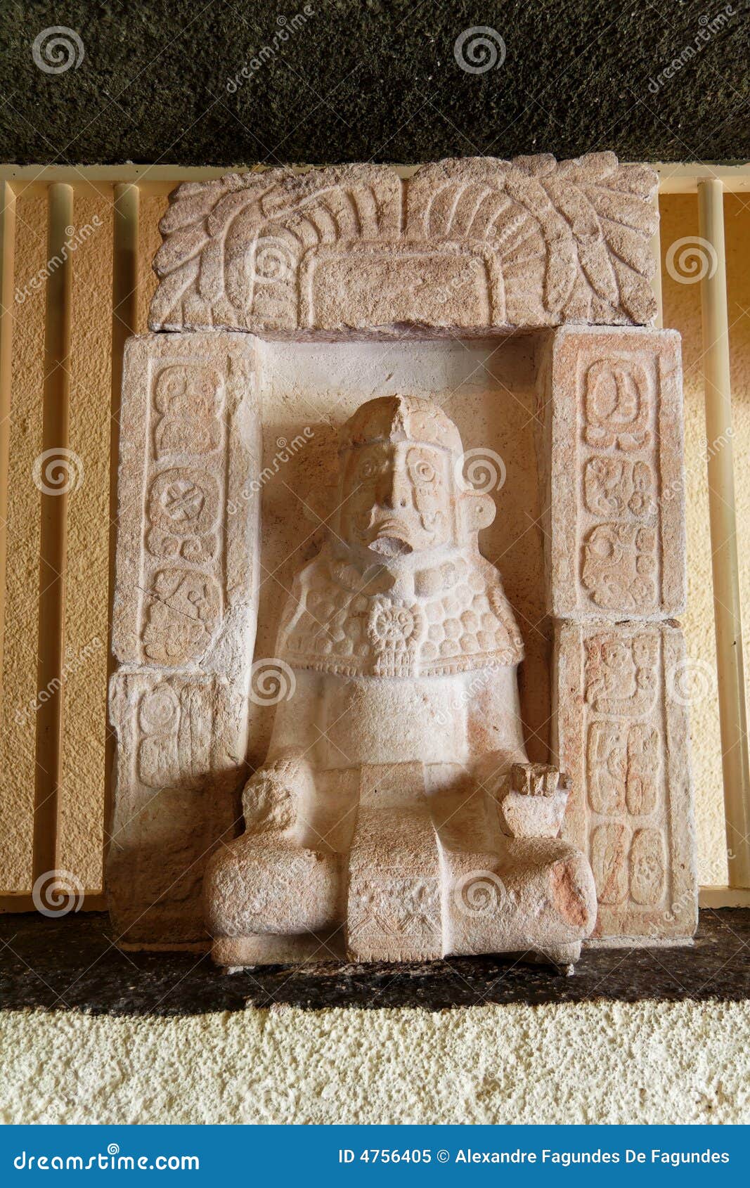 Mayan God Figure Uxmal Yucatan Mexico Stock Image - Image of uxmal ...