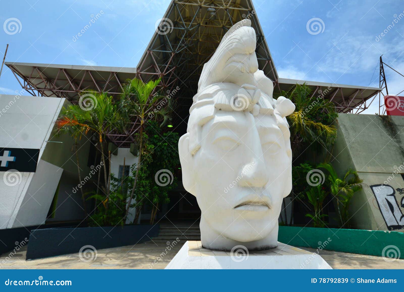 Mayan Head editorial stock image. Image of chiapas, mexico - 78792839