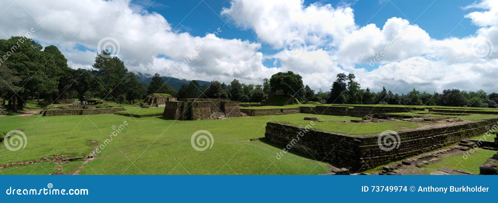 Mayan iximche stock photo. Image of panorama, historic - 73749974