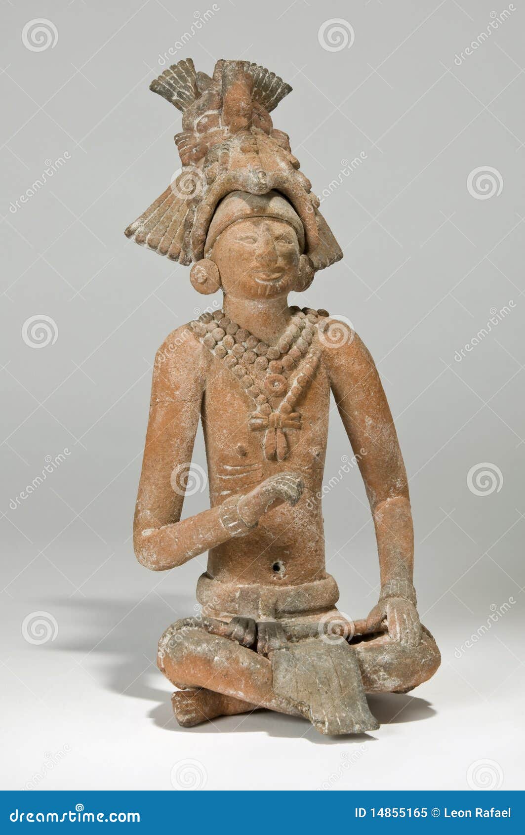 Mayan Jaina King Figurine stock image. Image of carved - 14855165