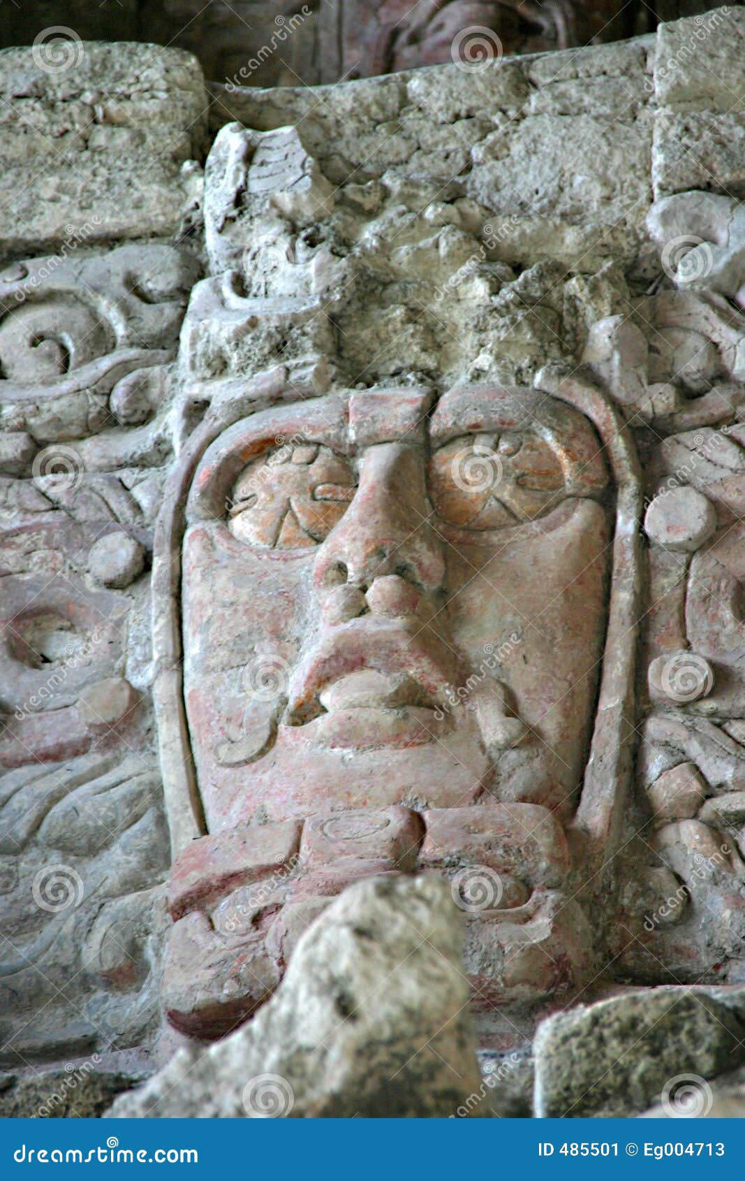 Mayan Mask stock image. Image of beach, relaxing, kohunlich - 485501
