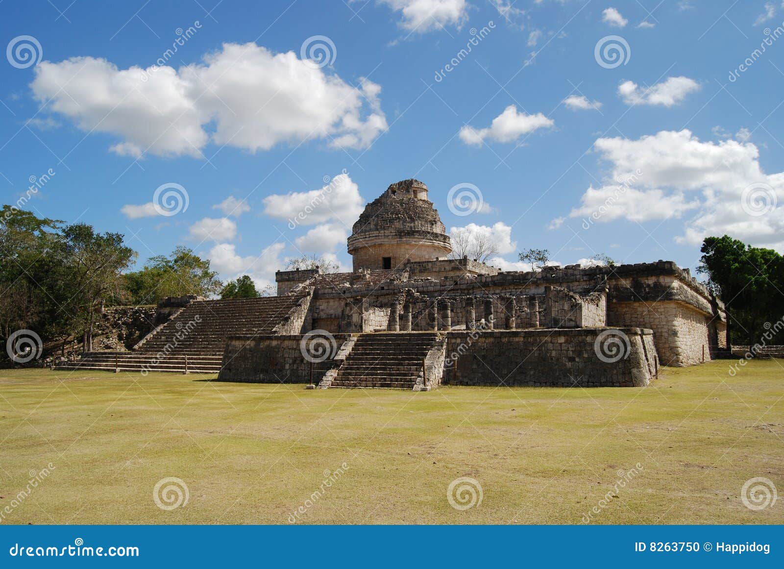 Mayan Observatory stock photo. Image of mayan, buildings - 8263750