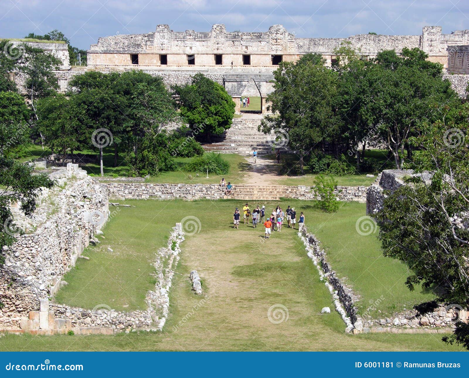 Mayan Playground stock image. Image of architecture, tourists - 6001181
