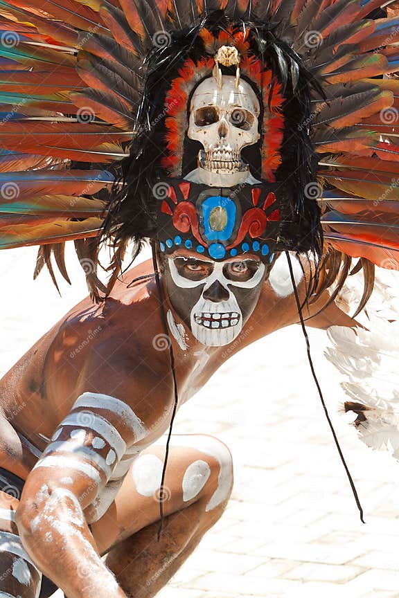 Mayan portrait editorial photography. Image of feather - 21808767