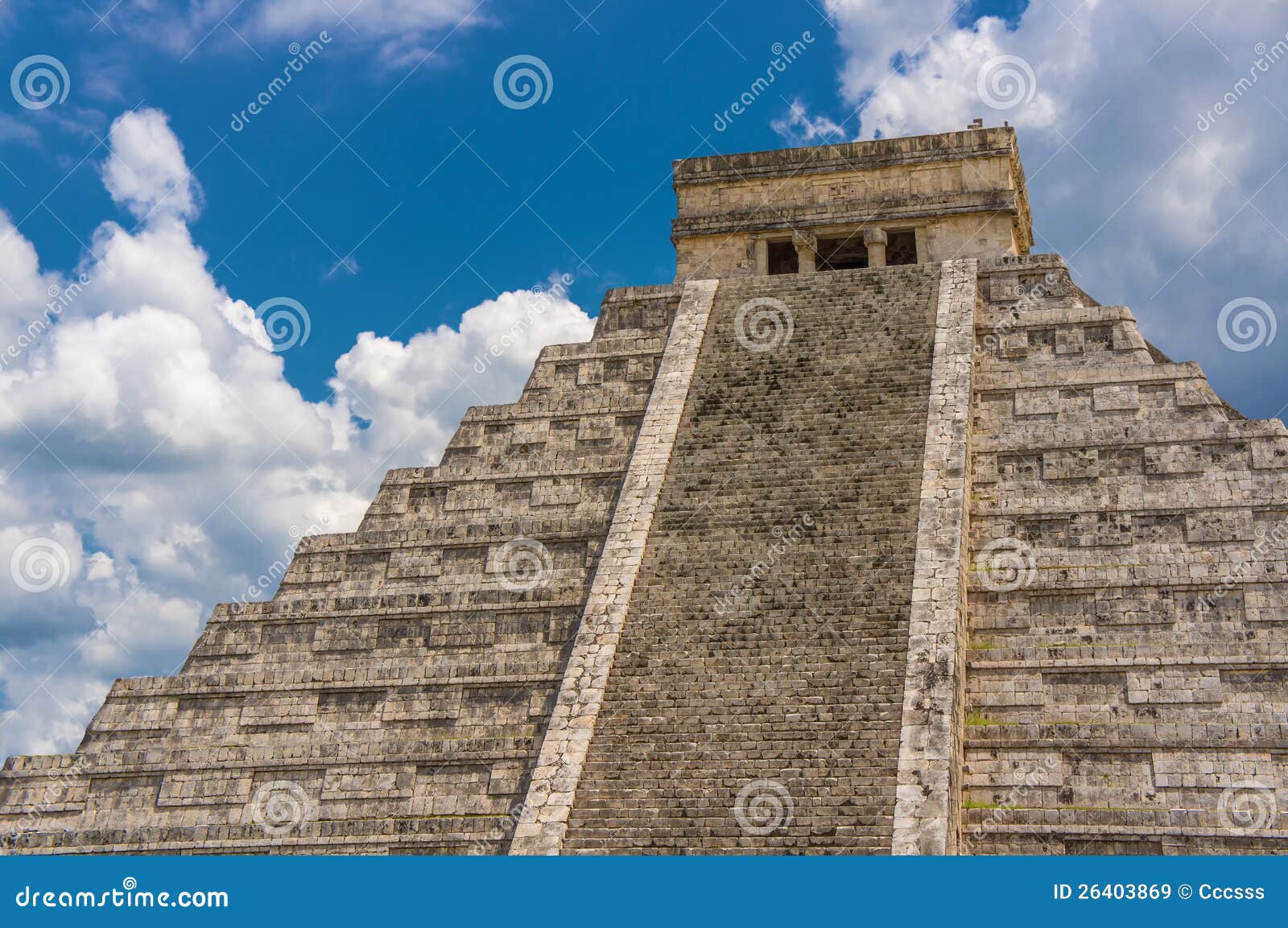 Mayan pyramid stock image. Image of history, mythology - 26403869