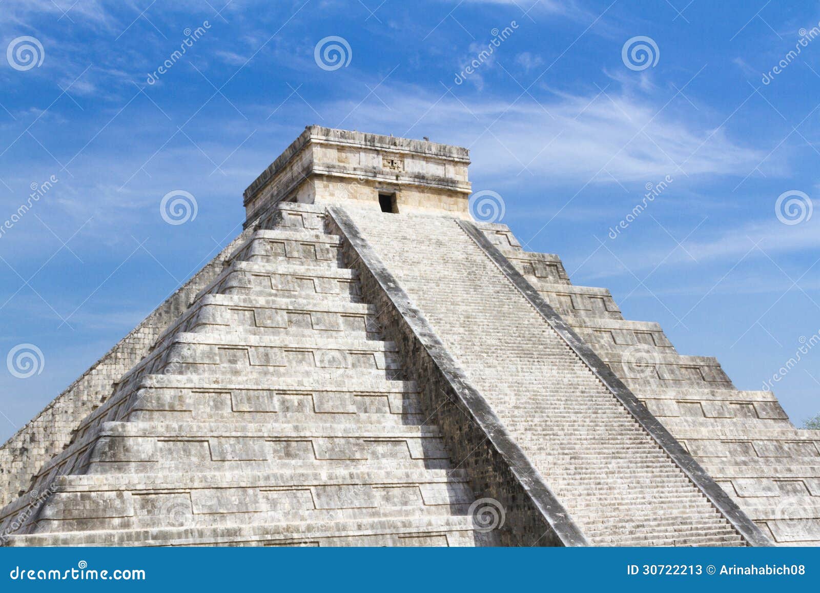 Mayan pyramid stock image. Image of archeology, maya - 30722213
