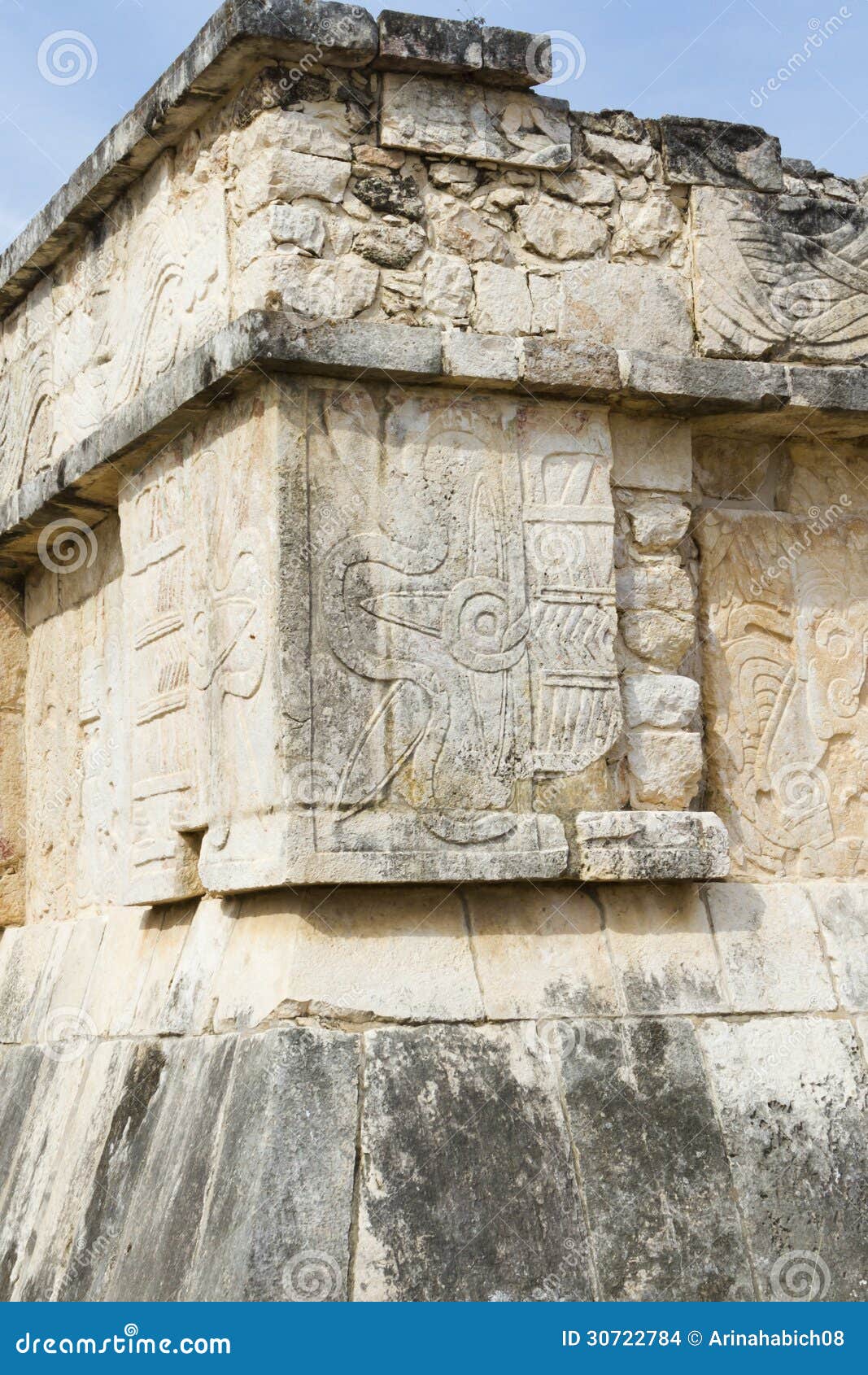 Mayan pyramid stock photo. Image of leisure, distanation - 30722784