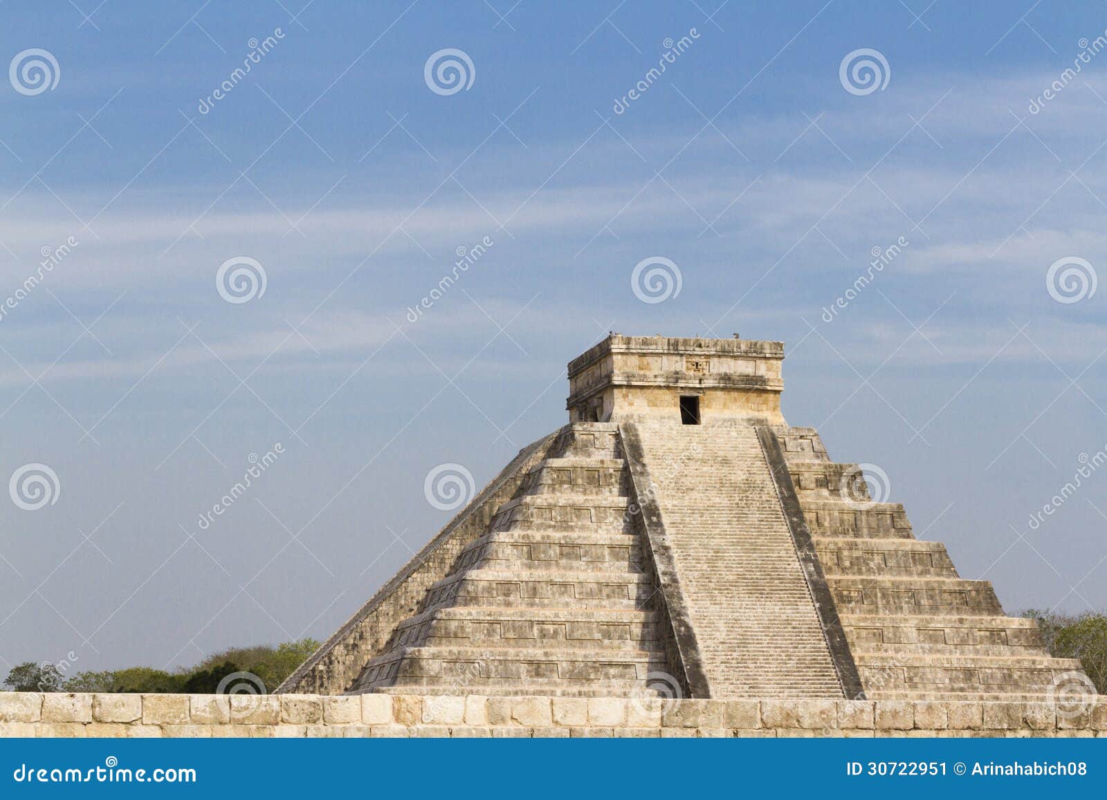 Mayan pyramid stock image. Image of daytime, maya, pyramid - 30722951