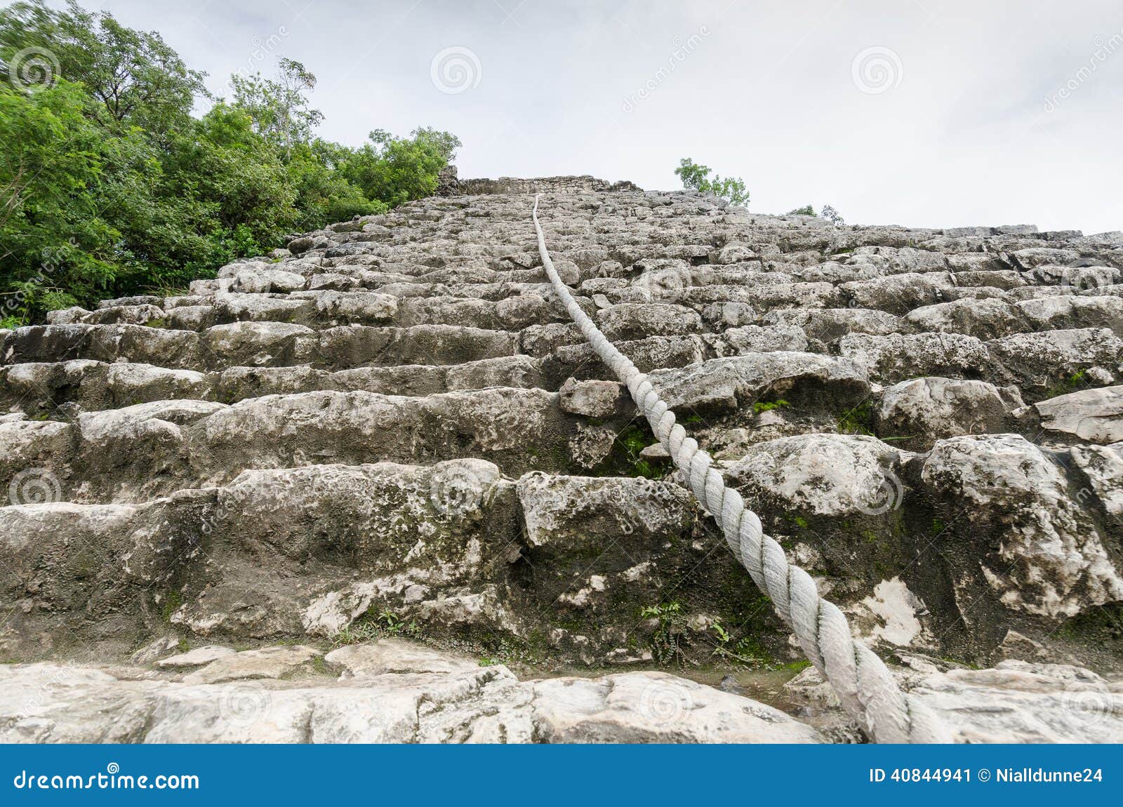 Mayan Pyramid at Coba,cancun,mexico Stock Image - Image of sunny ...