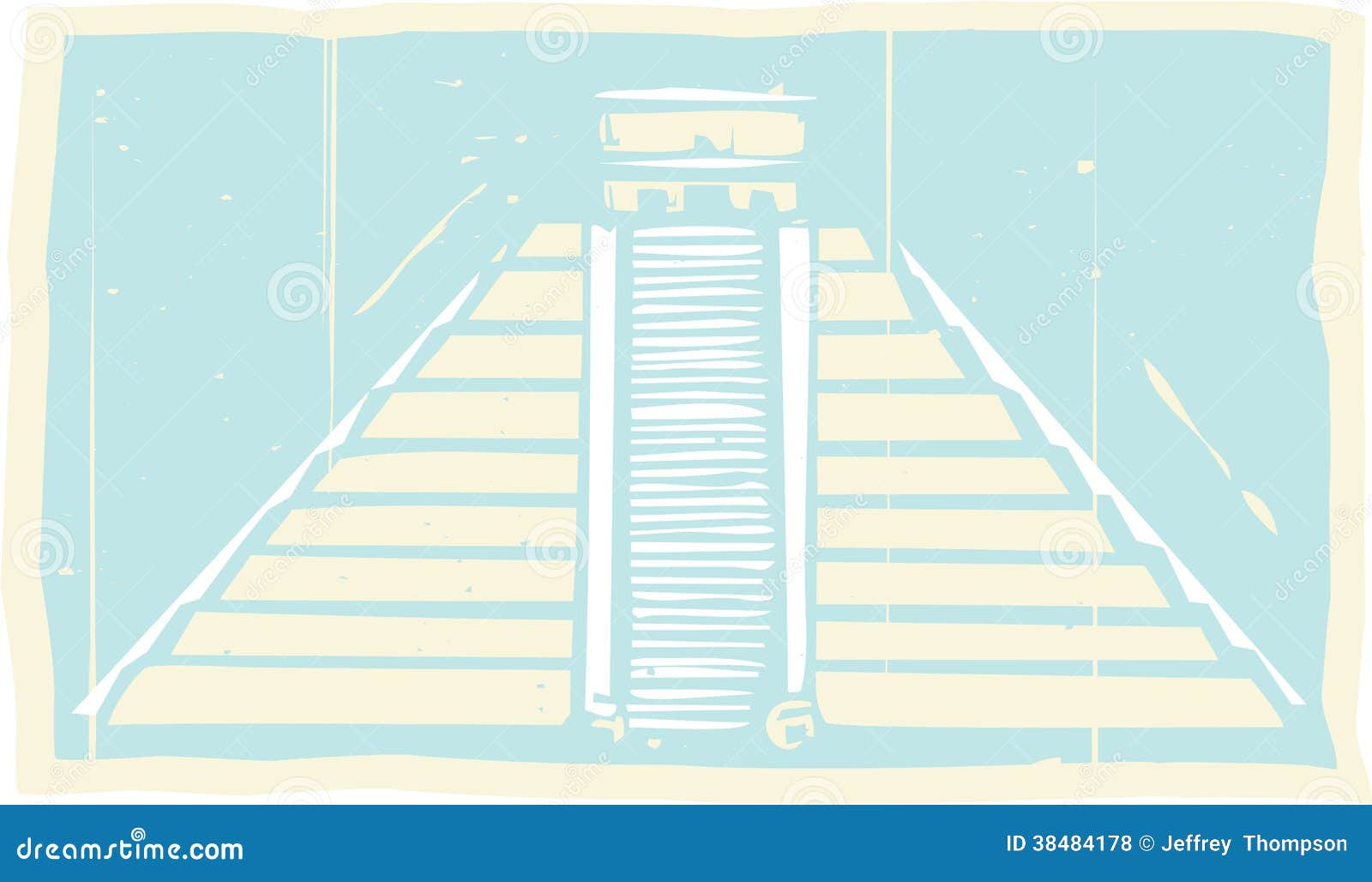 Mayan Pyramid - Labyrinth For Kids Vector Illustration | CartoonDealer ...